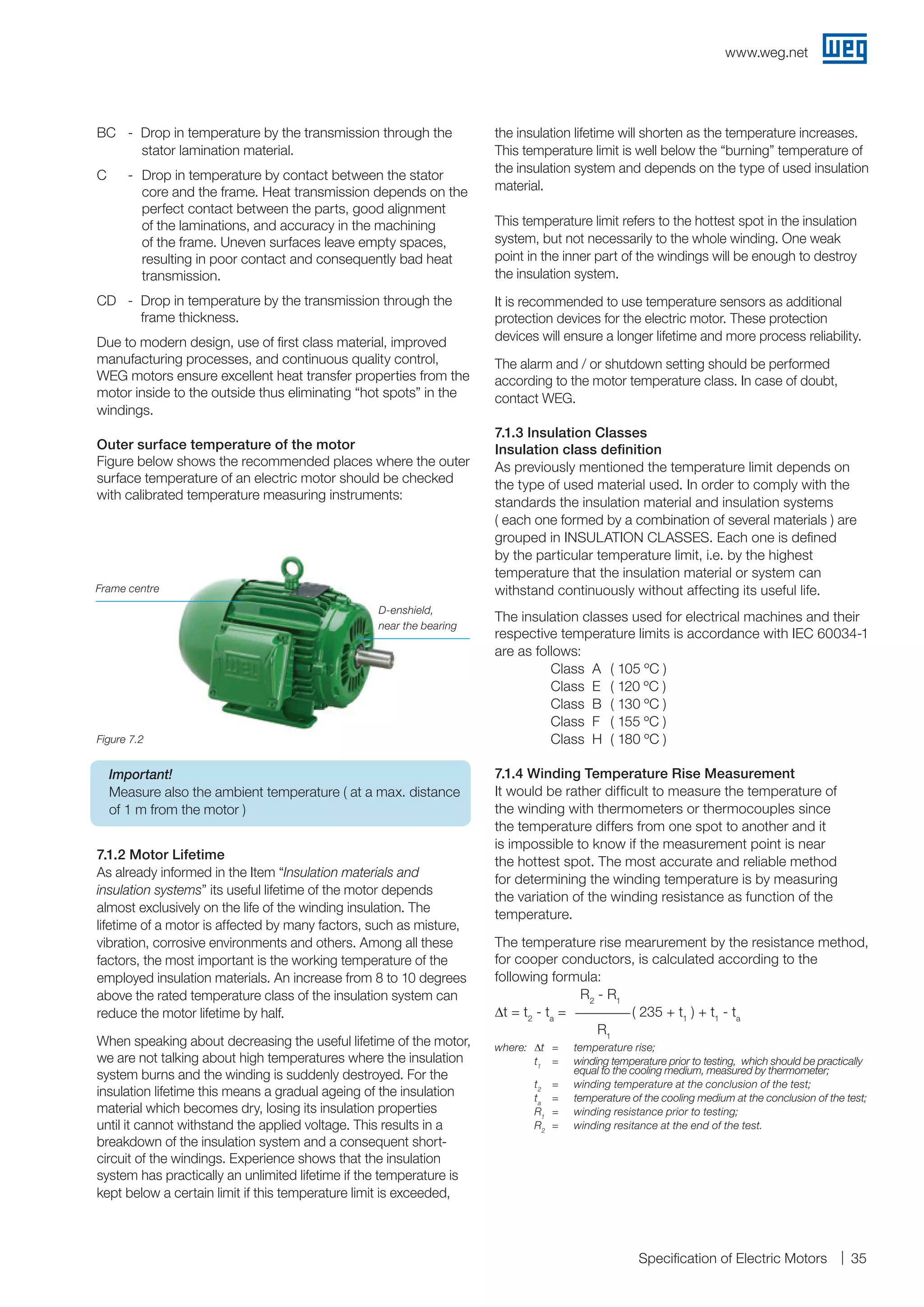Weg specification-of-electric-motors | PDF