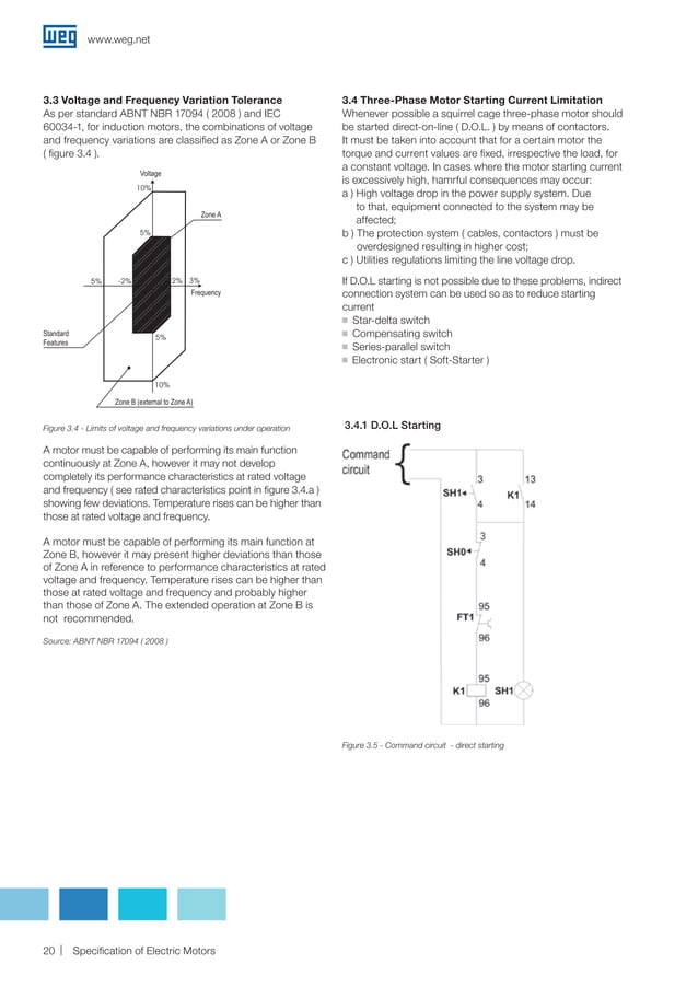 Weg specification-of-electric-motors | PDF