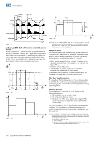 WEG Manual de especificaciones de Motores | PDF