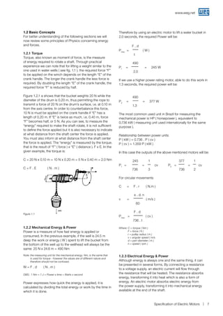 WEG Manual de especificaciones de Motores | PDF