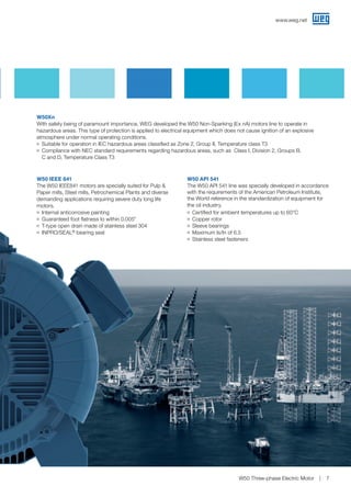 Weg w50-three-phase-electric-motor-commercial-catalogue-european-market-50043840-brochure ...