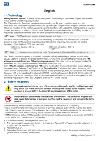 WEG W MAGNET quick-guide | PDF