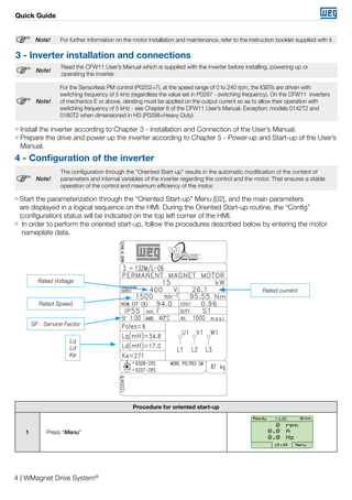 WEG W MAGNET quick-guide | PDF