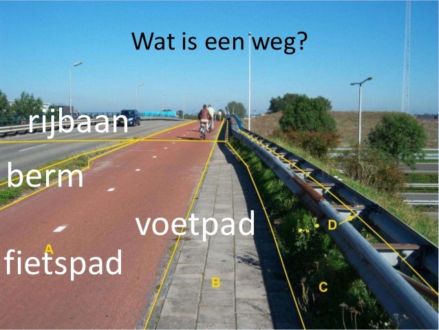 Weg en woonerf