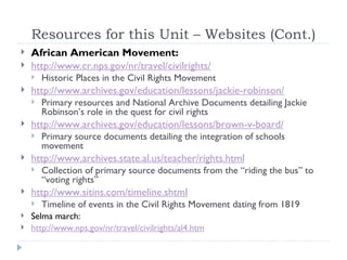 Integrated Civil Rights Unit | PPT