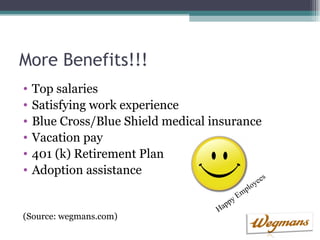 Wegmans and Its Employees | PPT