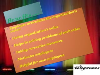 Wegmans and Its Employees | PPT