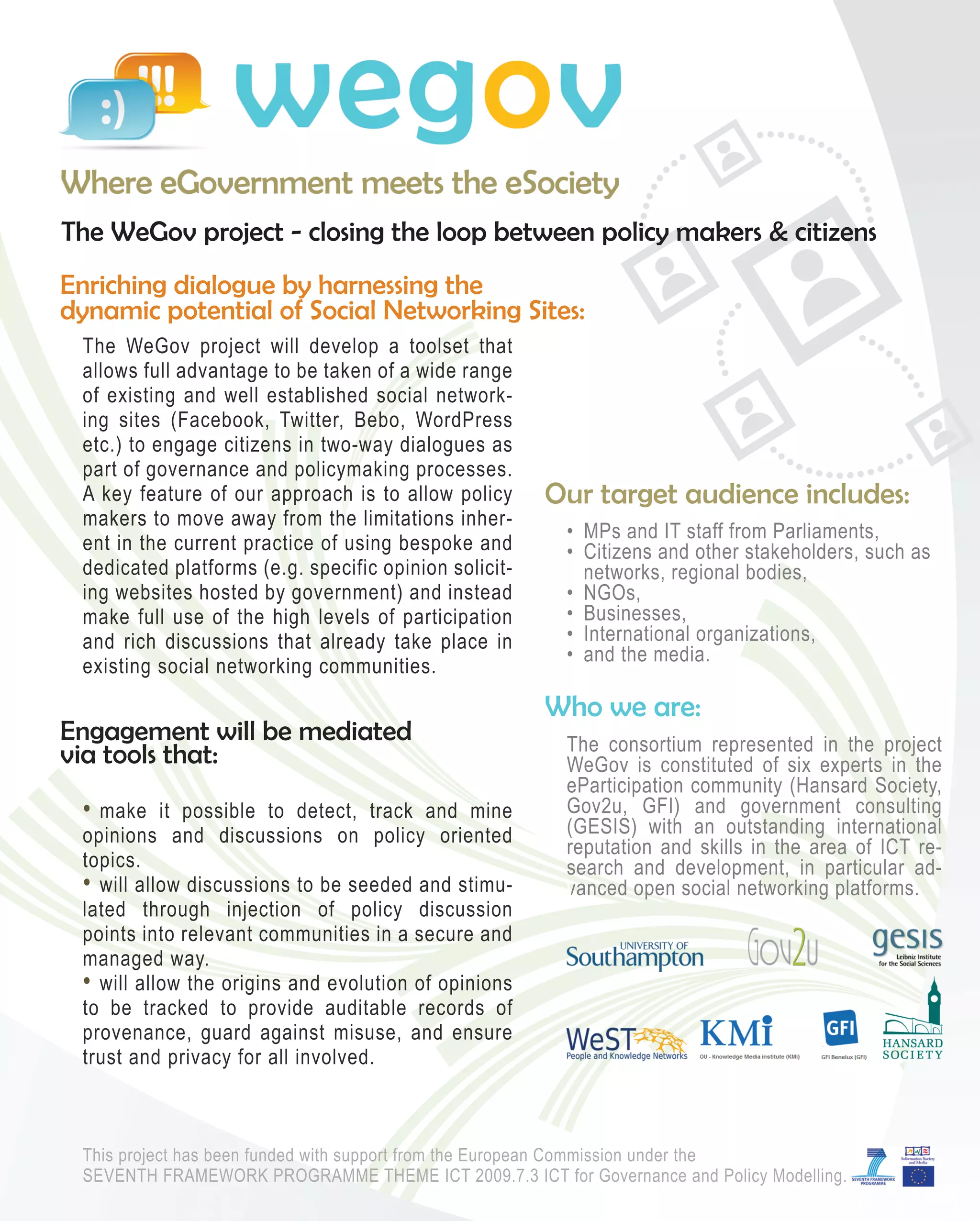 1st WeGov flyer | PDF