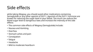 wegovy.pptx or semaglutide uses forweight loss | PPTX