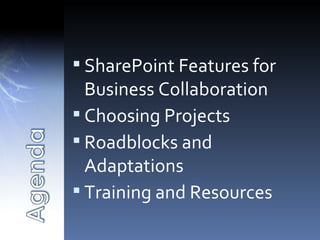We Have Sharepoint! Now What | PPT | Computer Software and Applications ...