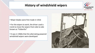 History of windshield | PPTX