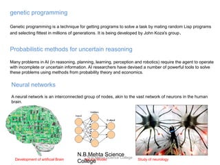 Artificial intel | PPT | Artificial Intelligence | Technology & Computing