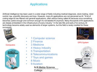 Artificial intel | PPT | Artificial Intelligence | Technology & Computing