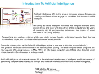 Artificial intel | PPT | Artificial Intelligence | Technology & Computing