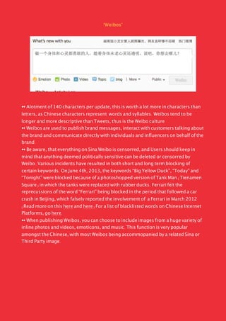 Weibo guide | PDF | Social Networking | Internet