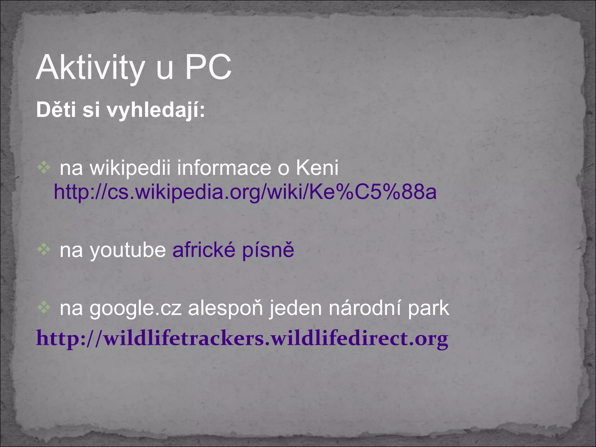 Weichertova prezentace Kena | PPT