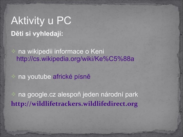 Weichertova prezentace Kena | PPT