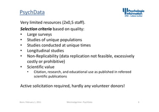 Identifying psychological research data in the digital environment. | PPT