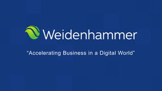 Weidenhammer Digital Transformation Presentation | PPT