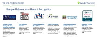 Weidenhammer Digital Transformation Presentation | PPT