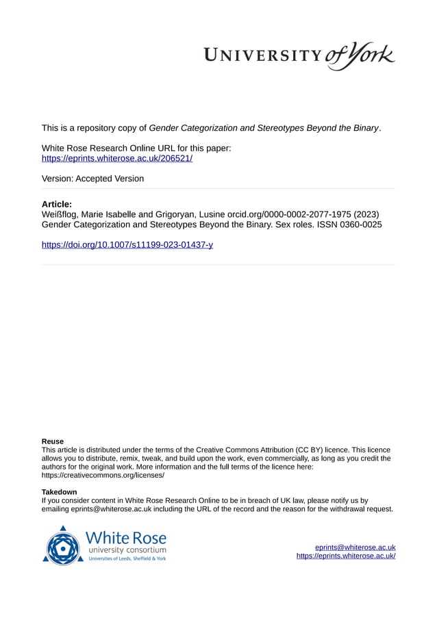 Understanding Gender A Journey Beyond Stereotypes Pdf