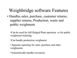 Weighbridge Software | PPS