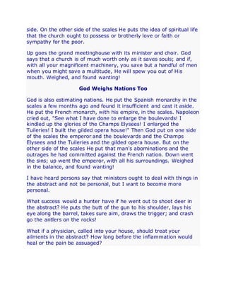 Weighed and found wanting | DOCX