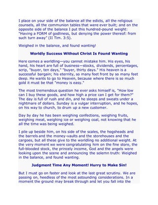 Weighed and found wanting | DOCX