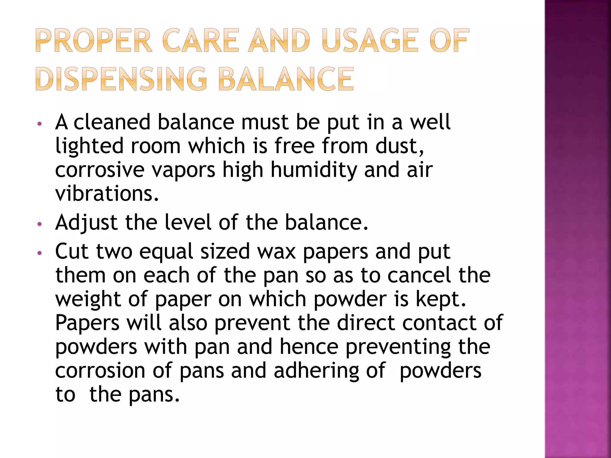 Weighing methods | PPTX