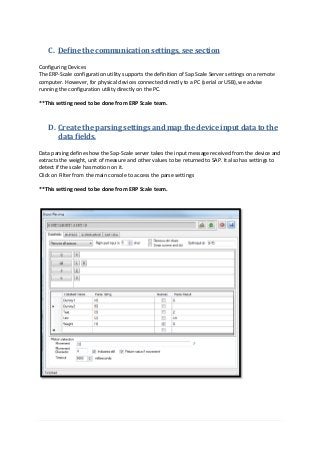 SAP PI Sheet (Xstep) integration with Weighing Machine/Scale | PDF