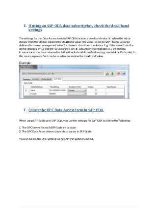 SAP PI Sheet (Xstep) integration with Weighing Machine/Scale | PDF