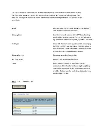 SAP PI Sheet (Xstep) integration with Weighing Machine/Scale | PDF
