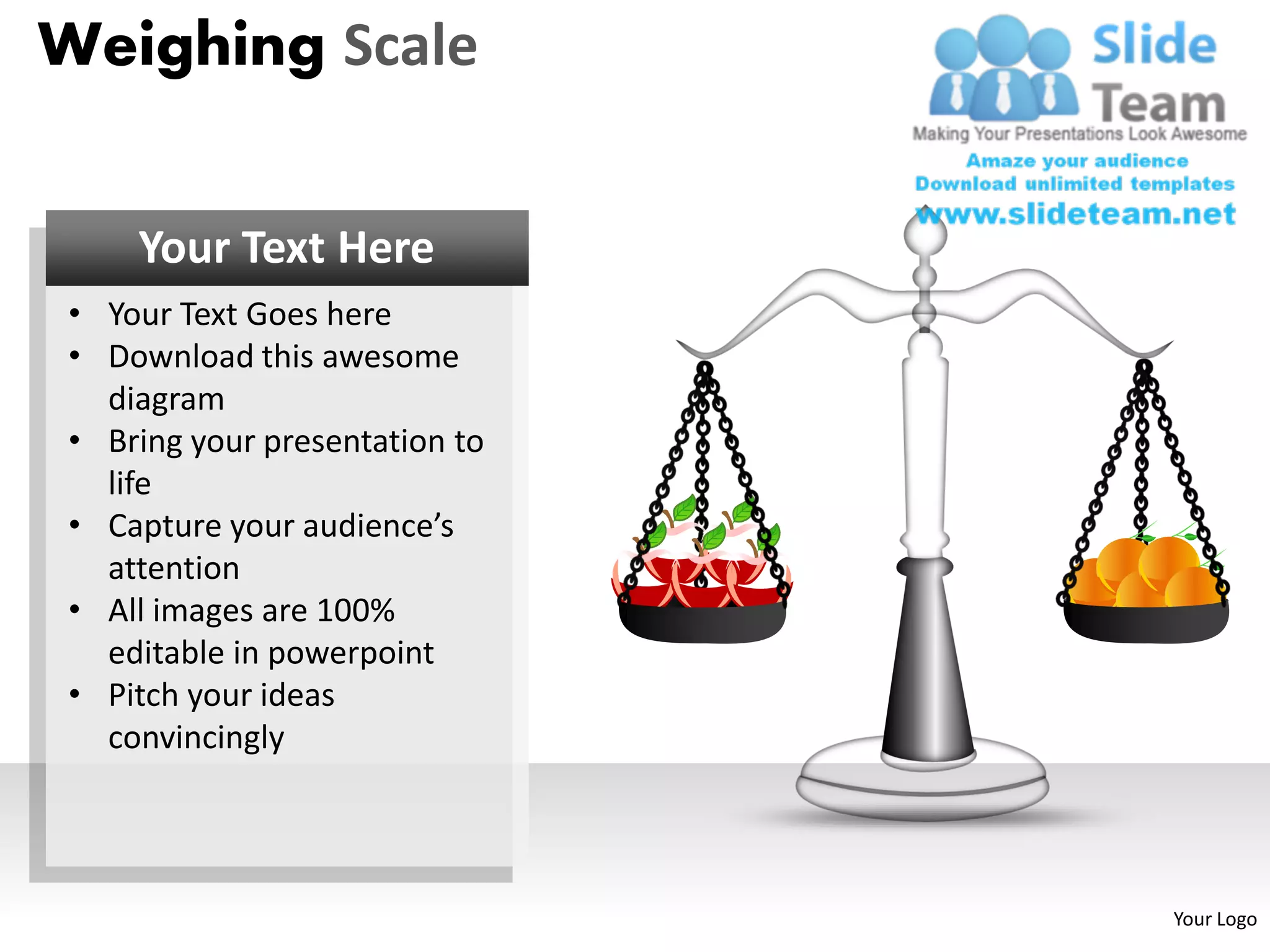 Weighing scale powerpoint presentation slides ppt templates | PDF