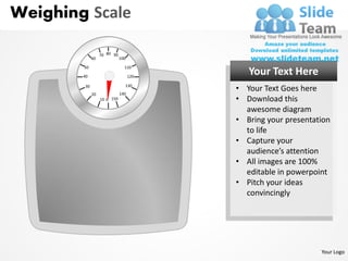 Weighing scale powerpoint presentation slides ppt templates | PDF