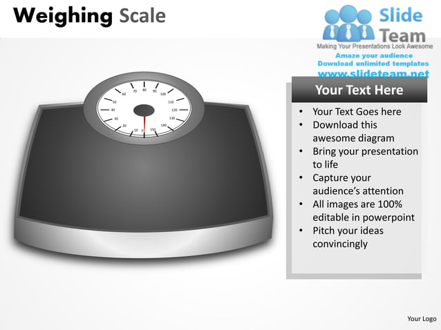 Weighing scale powerpoint presentation slides ppt templates | PDF