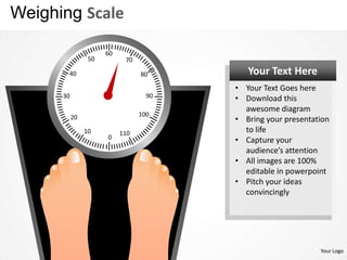 Weighing scale powerpoint presentation templates | PPTX