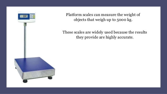 Weighing Scales and Their Types