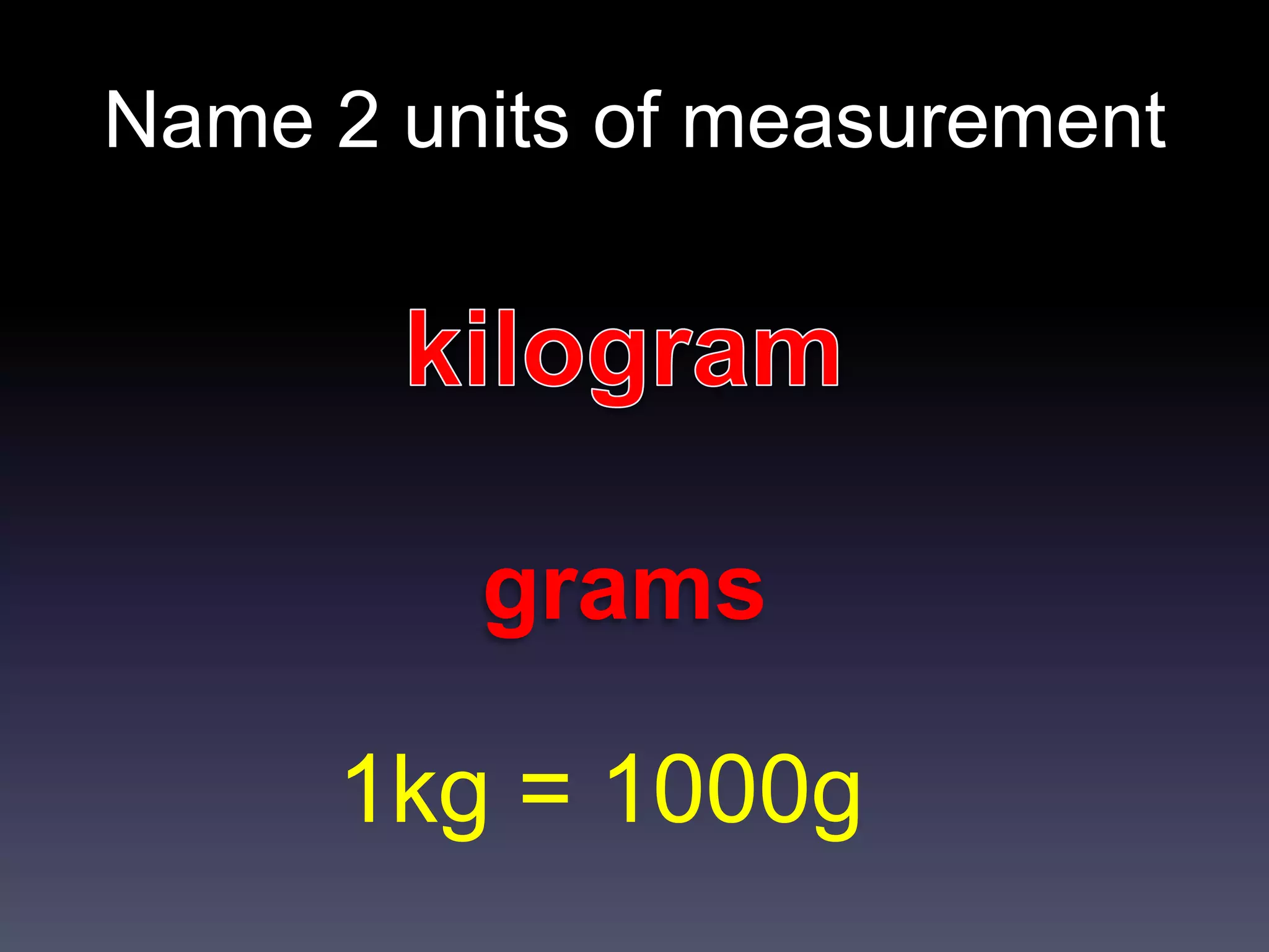 Mass Measurement Weight | PPTX