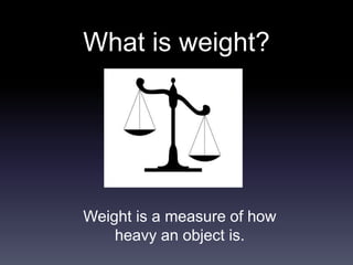 Mass Measurement Weight