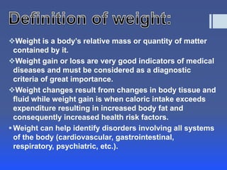 Weight | PPTX