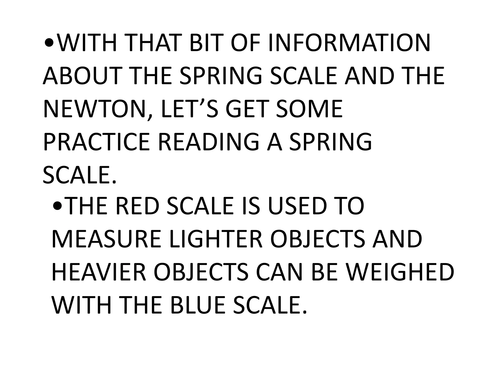 MEASURING WEIGHT & MASS (teach & measure) | PPTX