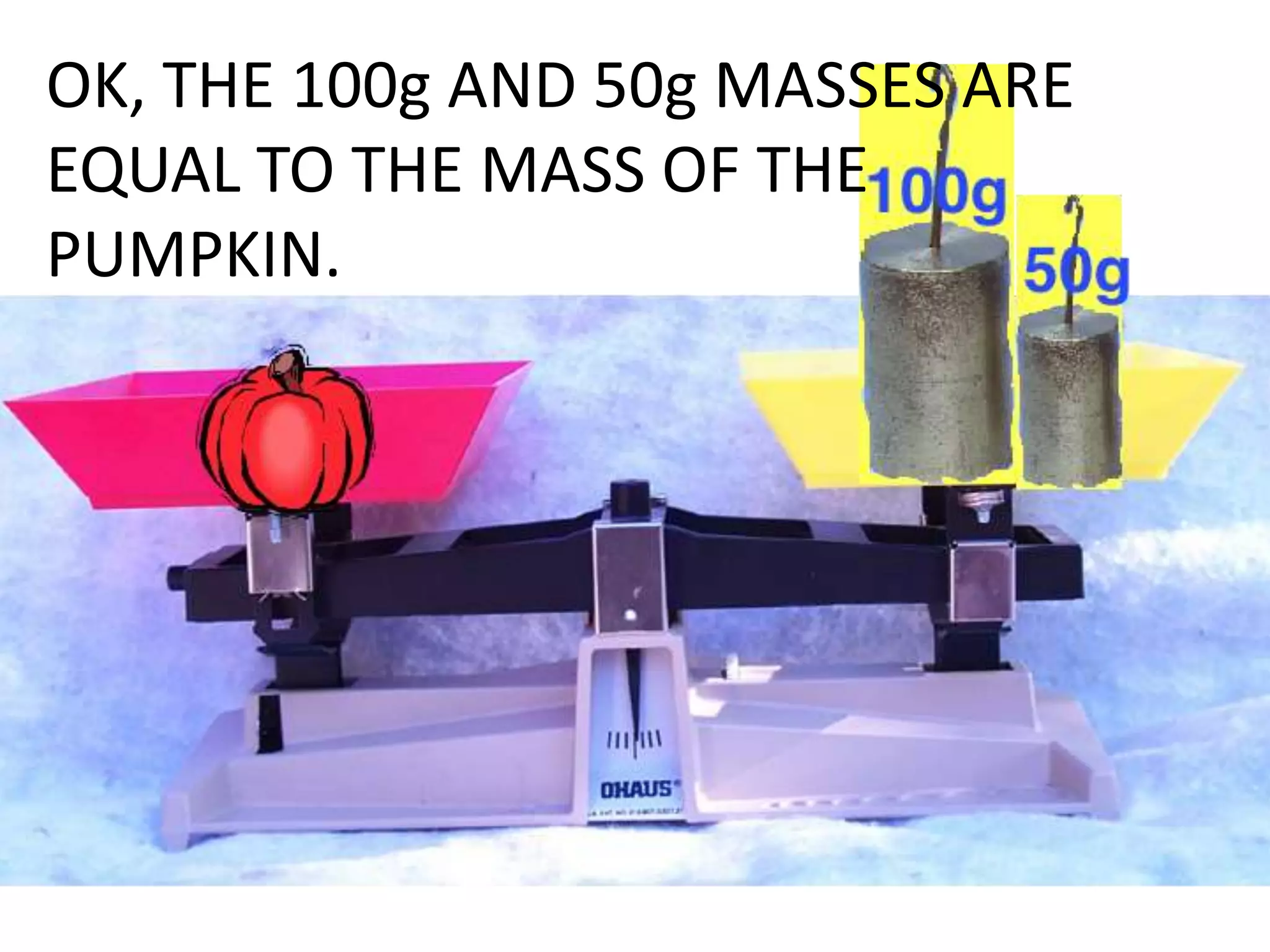 MEASURING WEIGHT & MASS (teach & measure) | PPTX