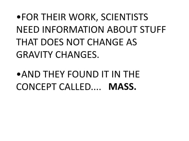 MEASURING WEIGHT & MASS (teach & measure) | PPTX | Physics | Science