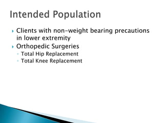 How-To Build: Weight bearing alert device | PPTX