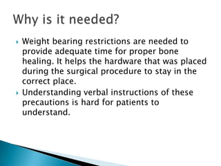 How-To Build: Weight bearing alert device | PPTX