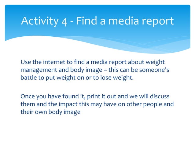 Weight Management & Body Image | PPT