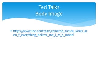 Weight Management & Body Image | PPT