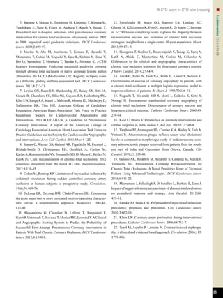 Weighted angiographic scoring model (w cto score) | PDF