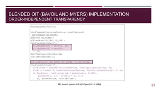 Weighted Blended Order Independent Transparency | PPTX