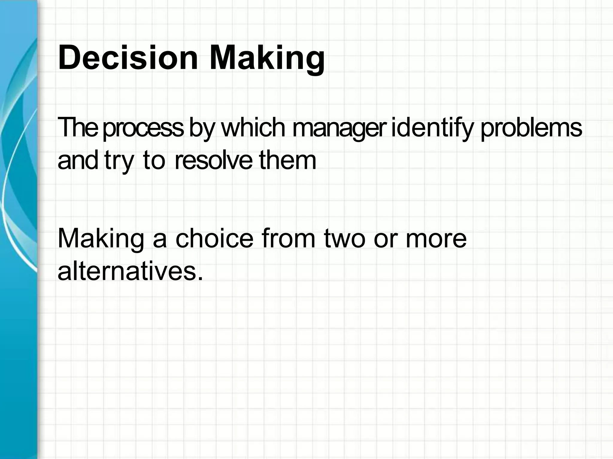 Weighted decision making | PPTX